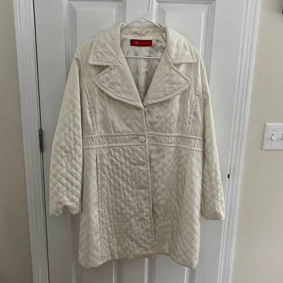 Anne Klein | Jackets & Coats | Anne Klein Cream Colored Jacket | Poshmark